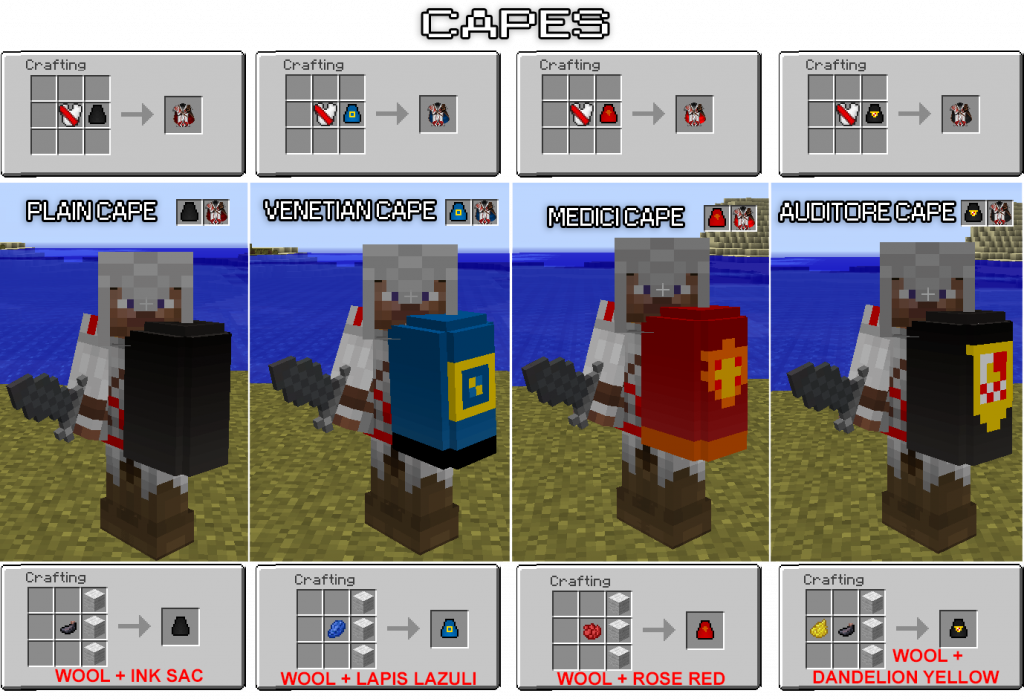 Download Assassincraft Mod Crafting Recipes - Minecraft Assassincraft ...