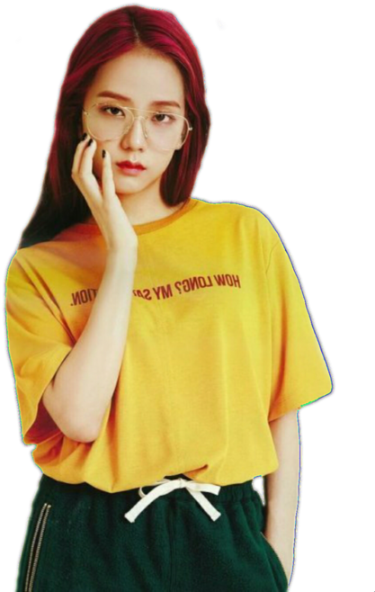 Download Blackpink, Jisoo, And Kpop Image - Jisoo Yellow Shirt - Full ...