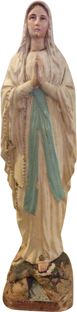 Download French Blessed Virgin Mary Our Lady Of Lourdes Plaster ...