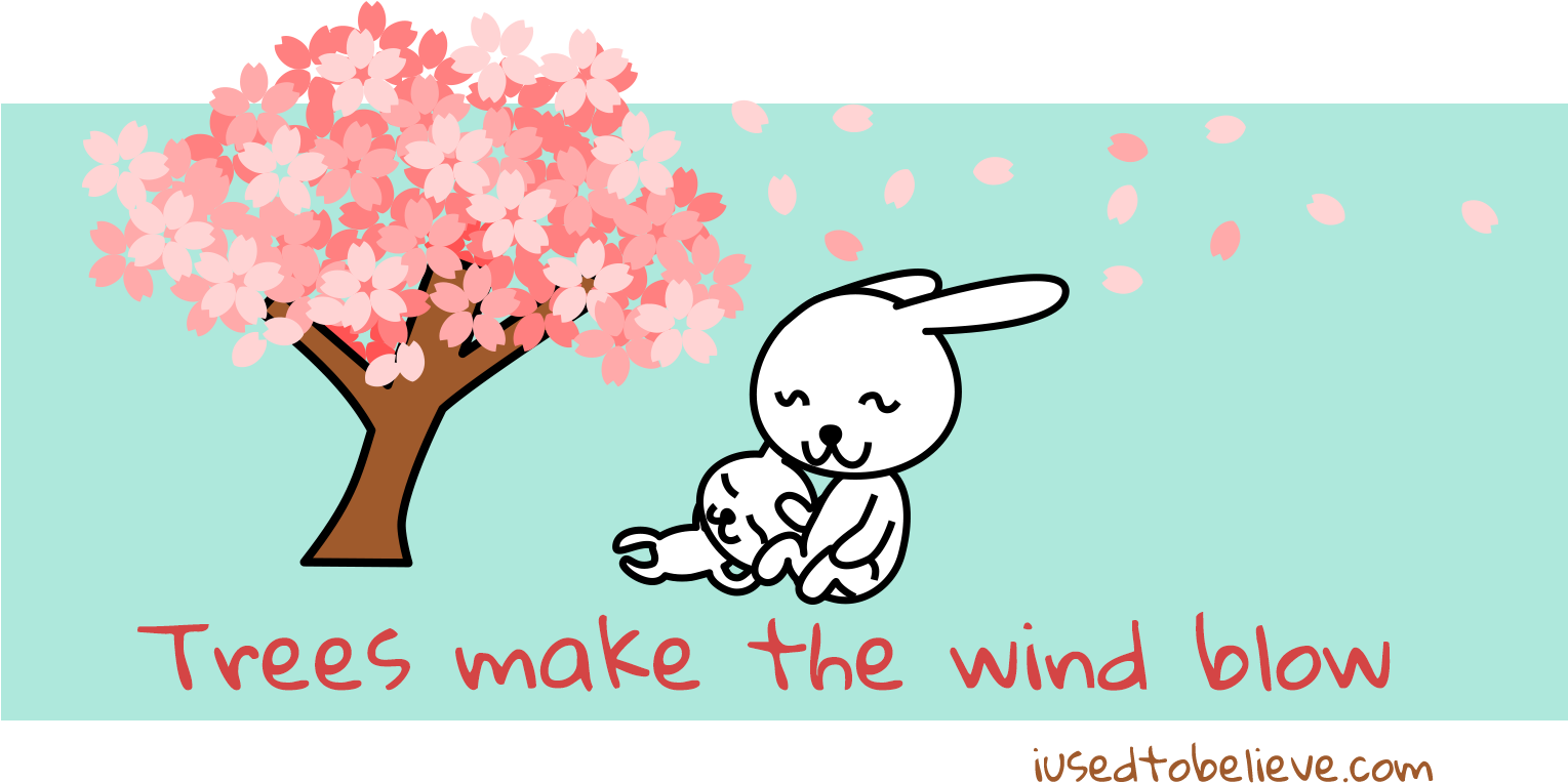 Download Trees Make The Wind Blow - Cartoon - Full Size PNG Image - PNGkit