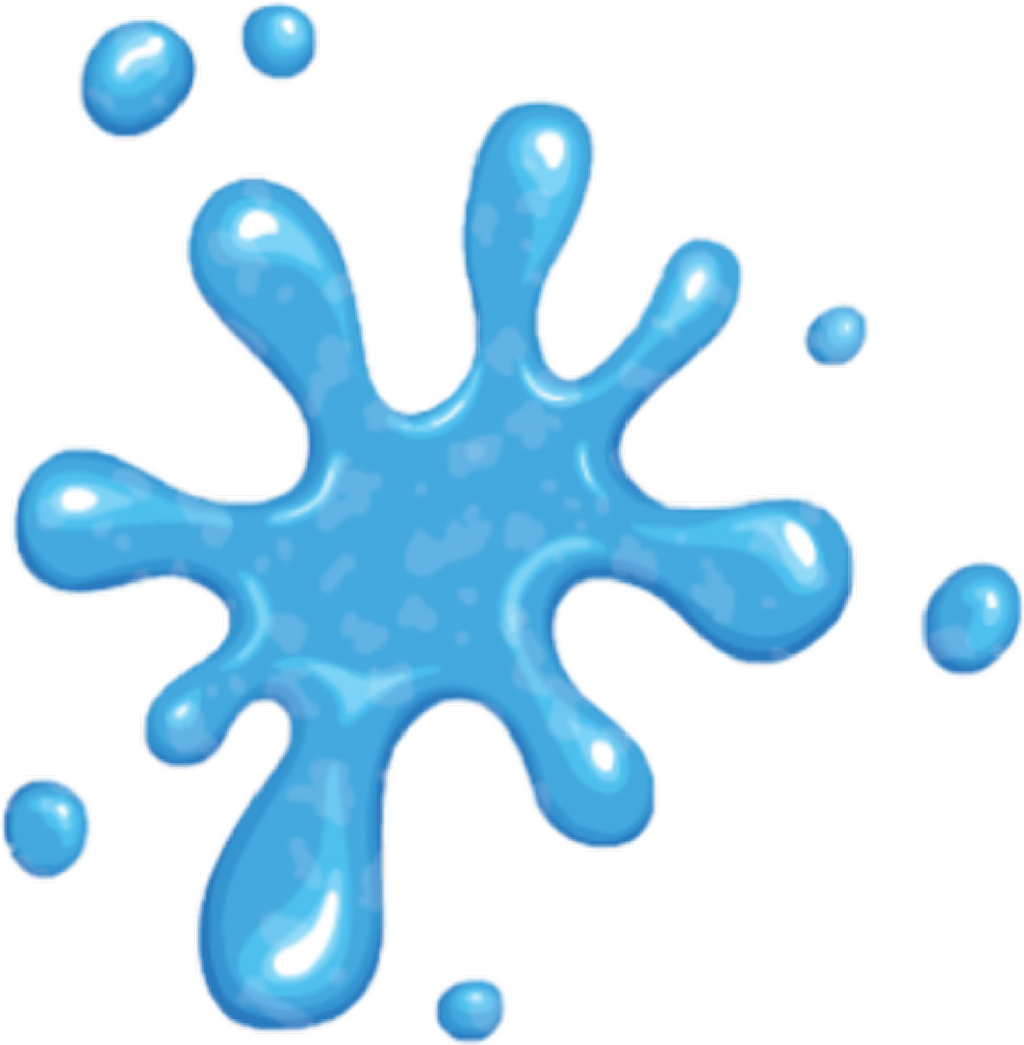 Download Water Drop Blue Slime Slimeart Snow Cool Art Color - Slime ...