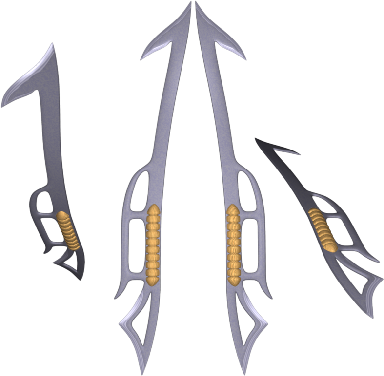 Download Chinese Double Hook Swords By Slalomsk8er - Chinese Hook Sword ...