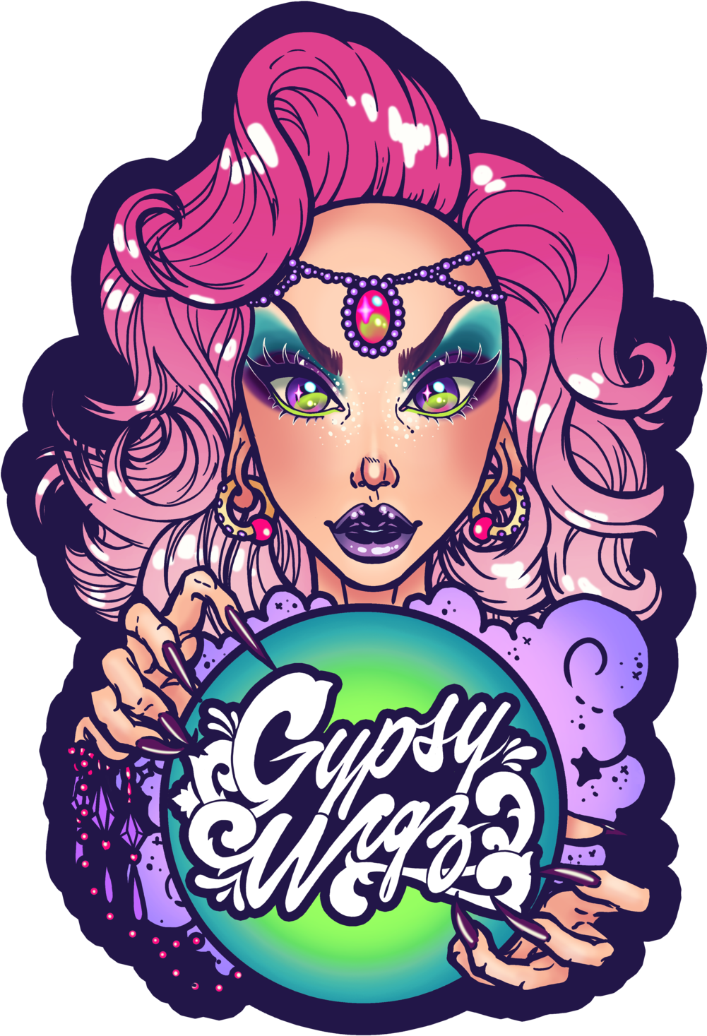 Download Gypsy Wigz Adele Computer Adele - Gypsy Clipart Png ...