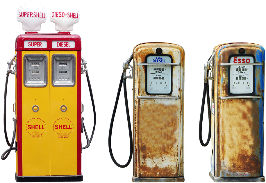 Download Pump, Petrol, Shell, Esso Rust, Retro, Diesel, Hose - Gas Pump ...