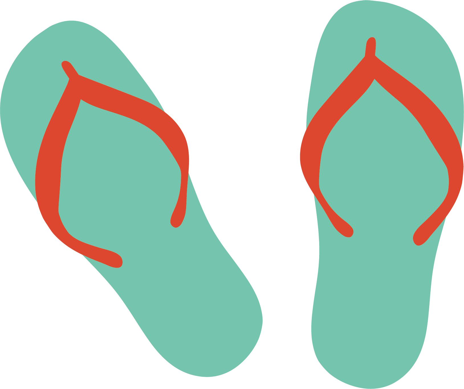 Download Flip Flops Cartoon Png - Full Size PNG Image - PNGkit