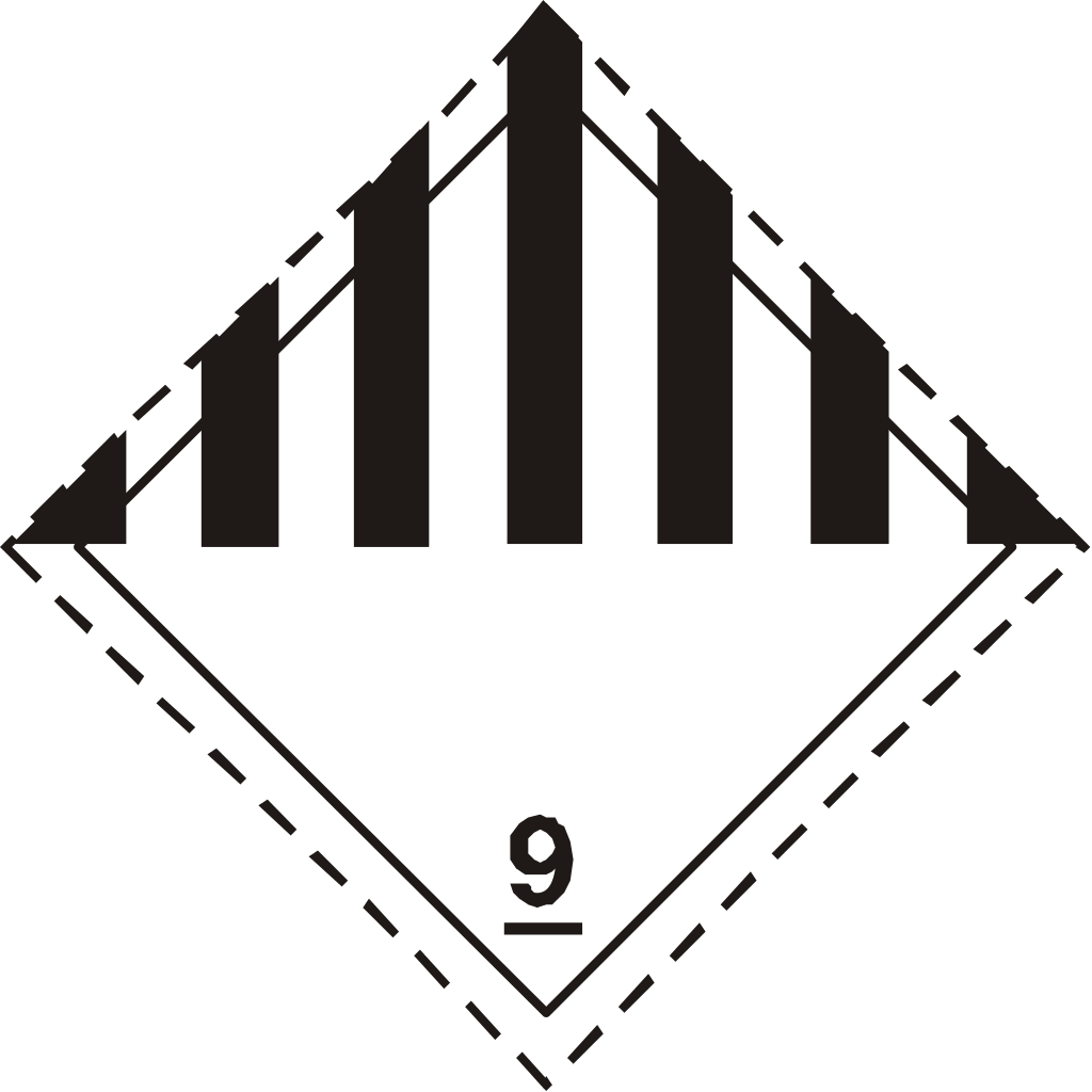 Download File - Adr 9 - Svg - Dg Class 9 Sticker - Full Size PNG Image ...