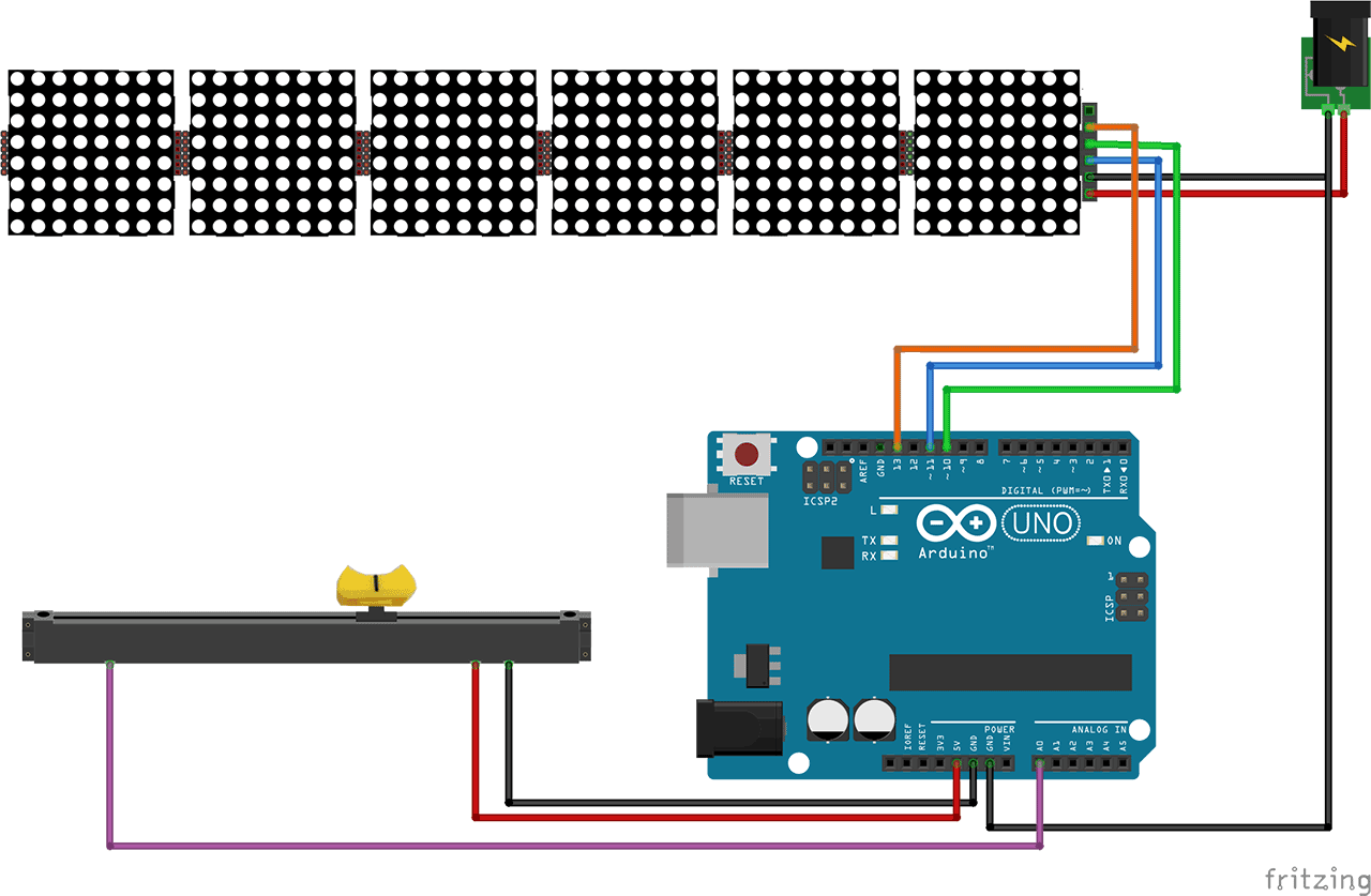 Download Max7219 Matrix Arduino - Object Following Robot Circuit - Full ...
