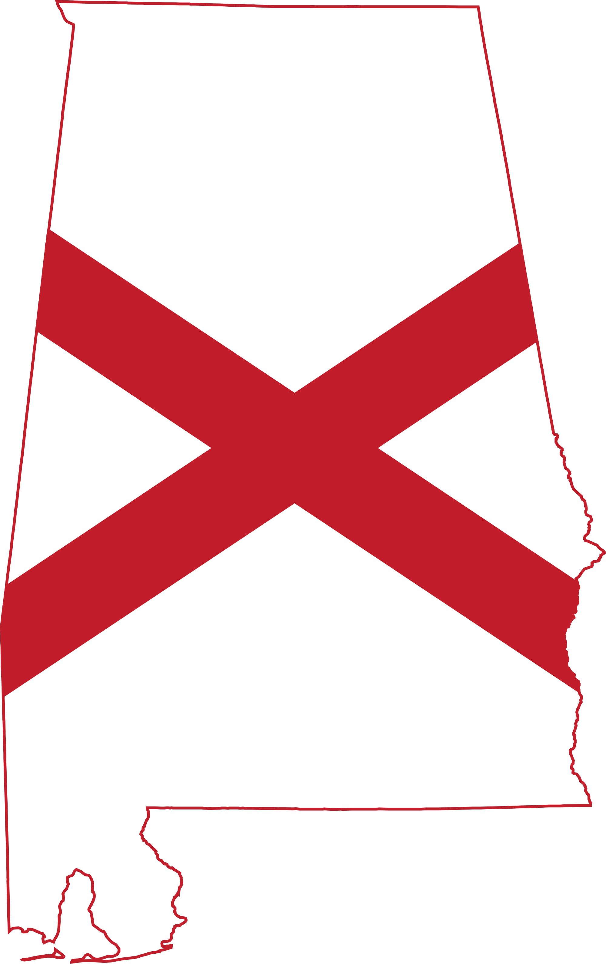 Download 2000px Flag Map Of Alabama - Alabama State Flag Logo - Full ...