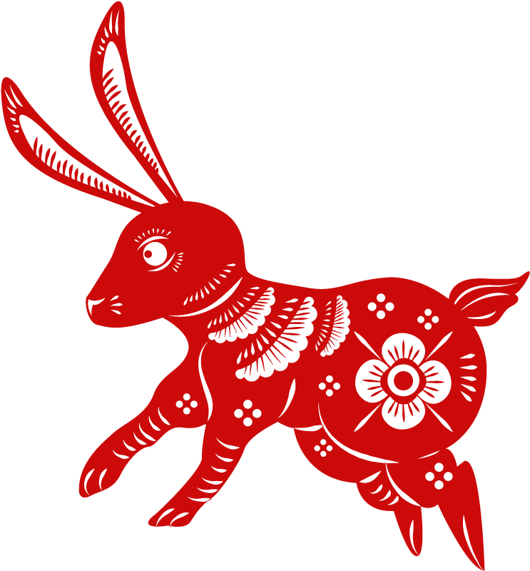 Download Chinese Zodiac Rabbit - Chinese Zodiac Rabbit Png - Full Size ...