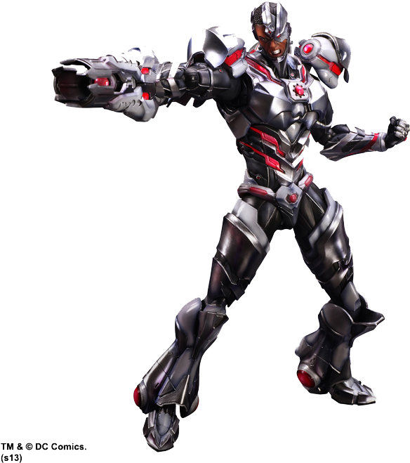 Download Transparent Cyborg Png Hd - Justice League - Cyborg Play Arts ...
