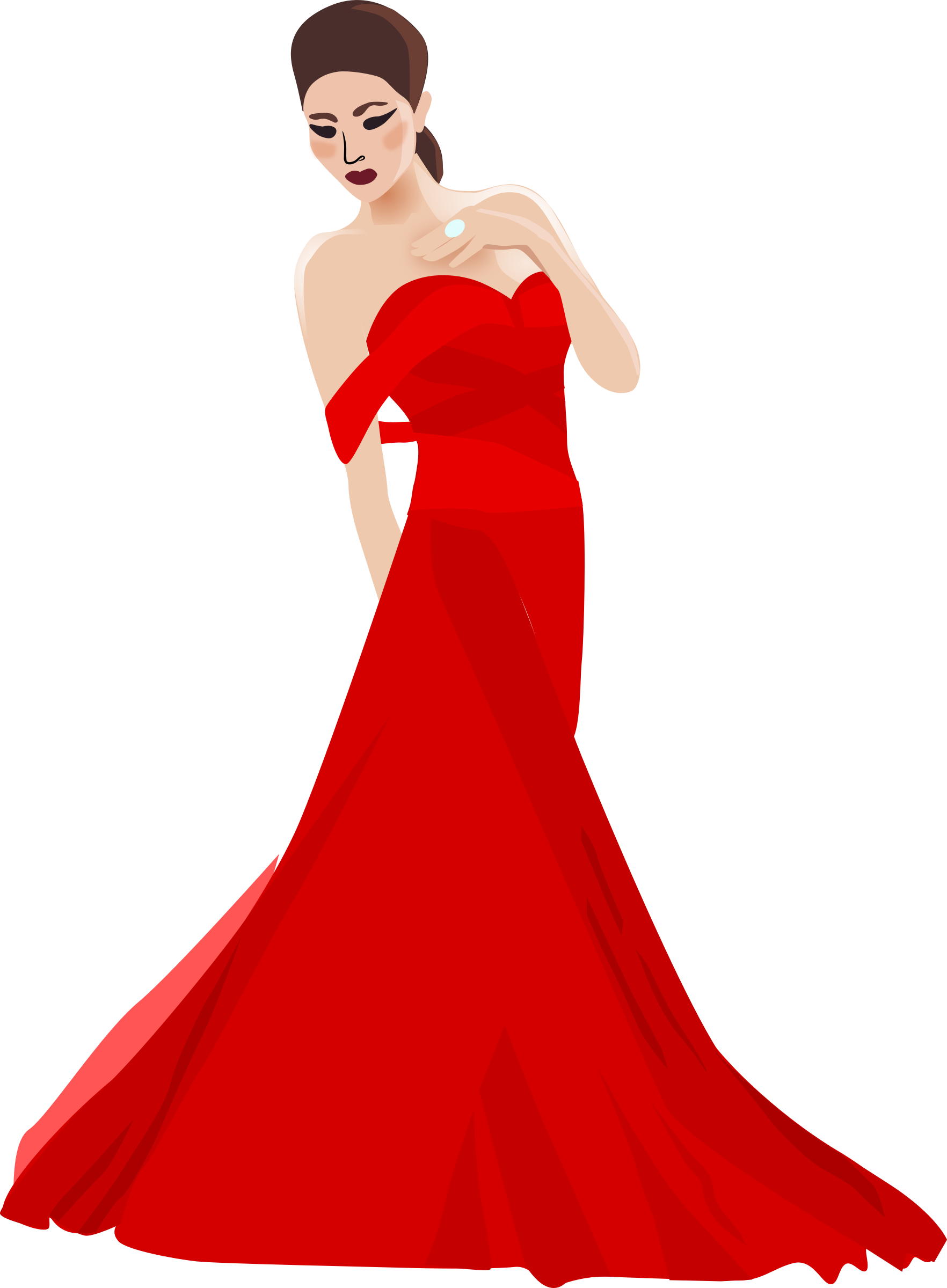 Girl Dress Clipart