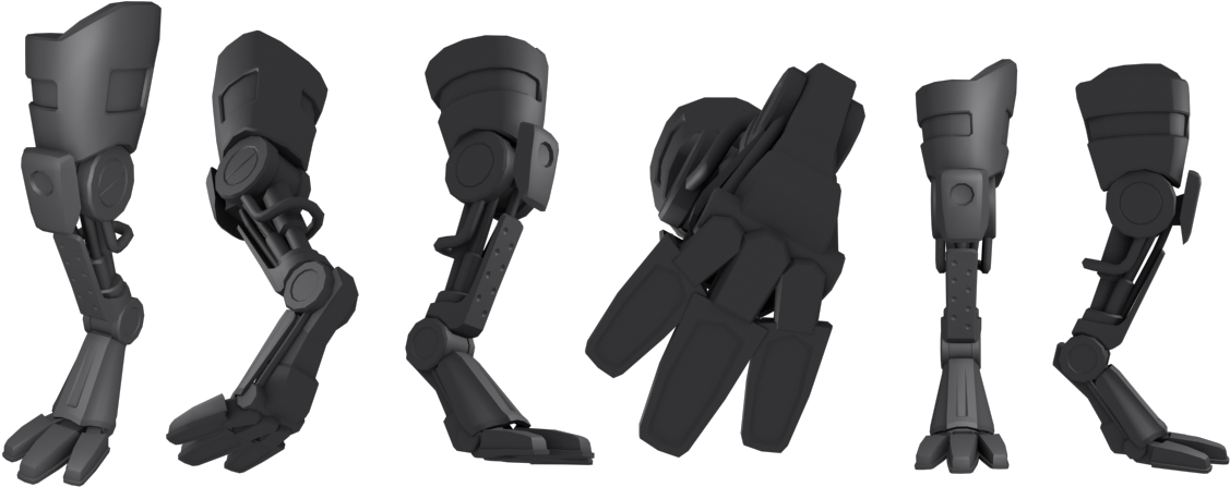 Download Legs Drawing Cyborg - Robotic Dog Leg - Full Size PNG Image ...