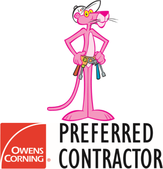 Download Panther - Owens Corning Preferred Contractor - Full Size PNG ...