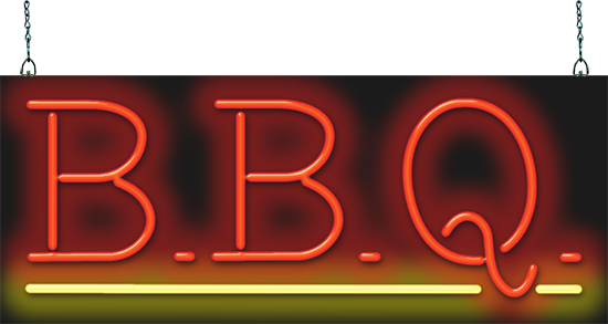 Download Bbq Neon Sign - Neon Sign - Full Size PNG Image - PNGkit