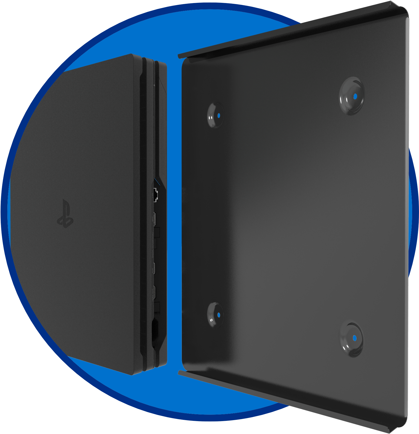 Download Ps4 Pro Wall Mount - Video Game Console - Full Size PNG Image ...