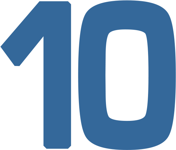 Download 10 Number Png Transparent Image - Number 10 Transparent - Full ...