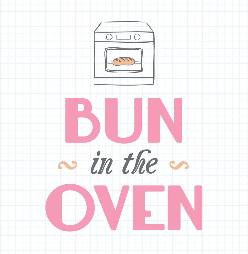 Download Oven Clipart Bun In Oven - Bun In The Oven Clip Art - Full ...