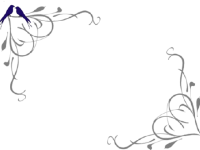 Download Wedding Invitation Corner Borders - Full Size PNG Image - PNGkit