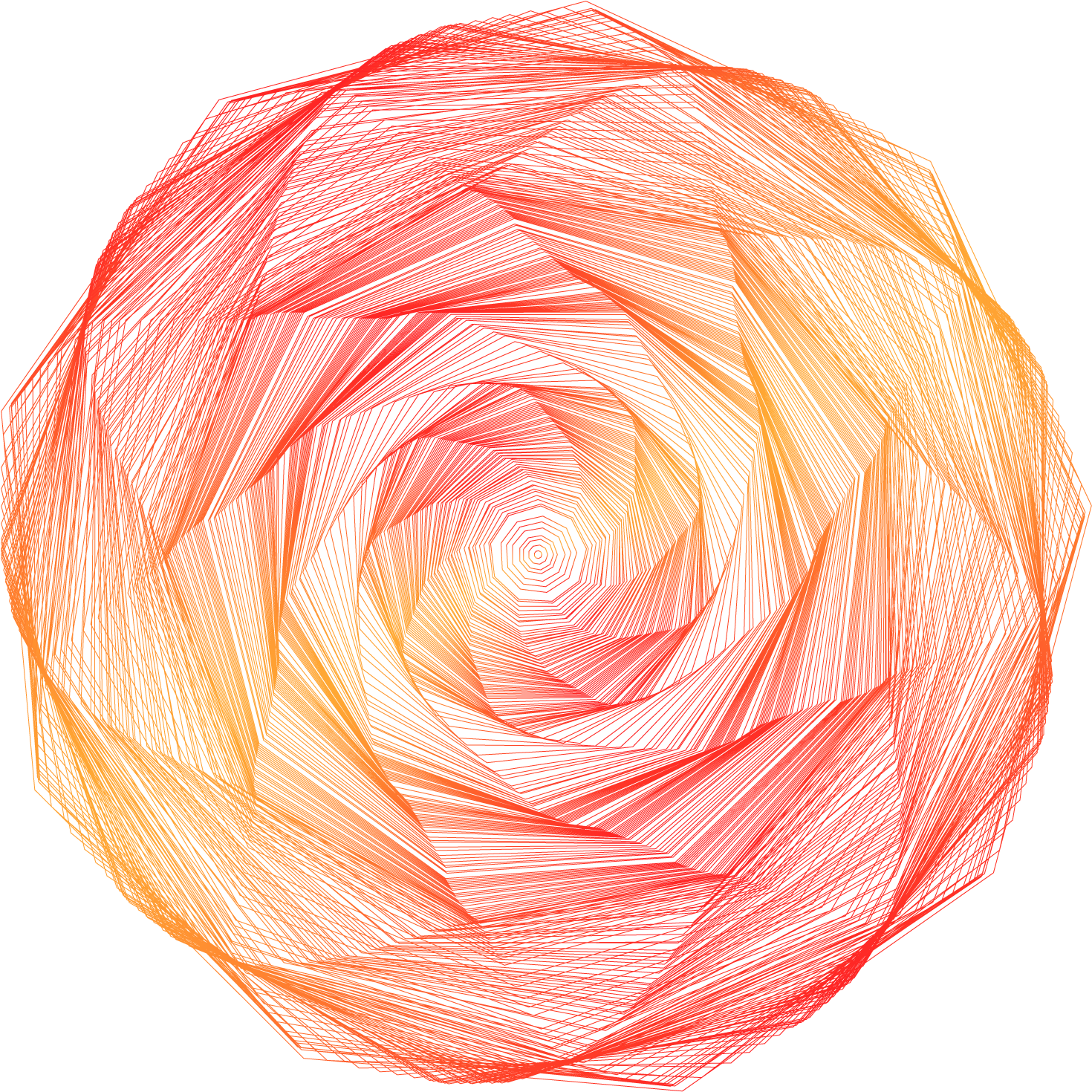 Download Irregular Spiral Gradient Rose Png And Vector Image - Woolen ...