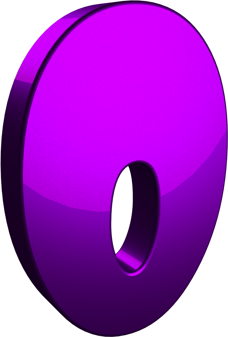 Download 3d Numbers Set - Circle - Full Size PNG Image - PNGkit