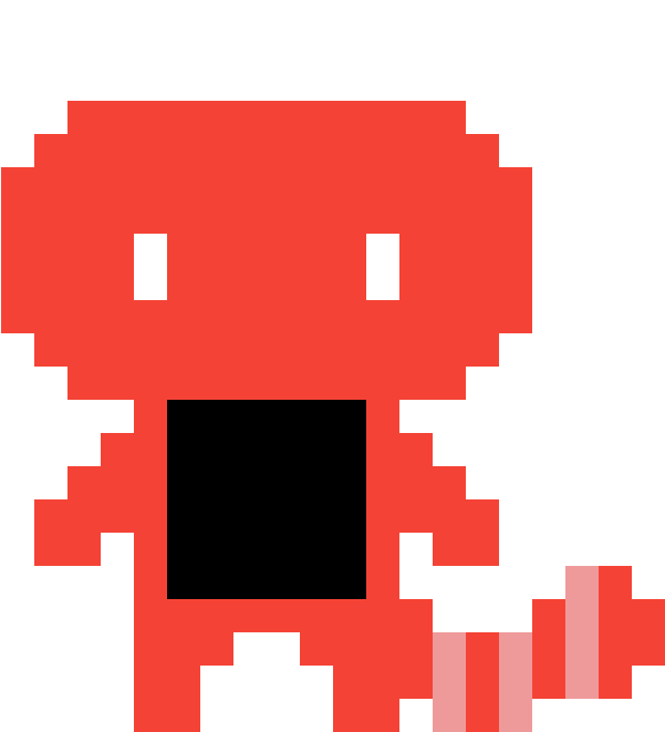 Download Red Panda - 8 Bit Character Png - Full Size PNG Image - PNGkit