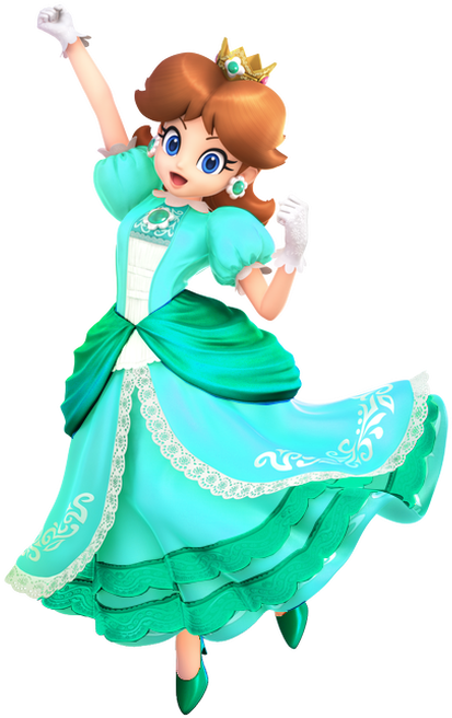 Download Fire Flower Daisy - Princess Daisy From Super Mario Smash Bros ...