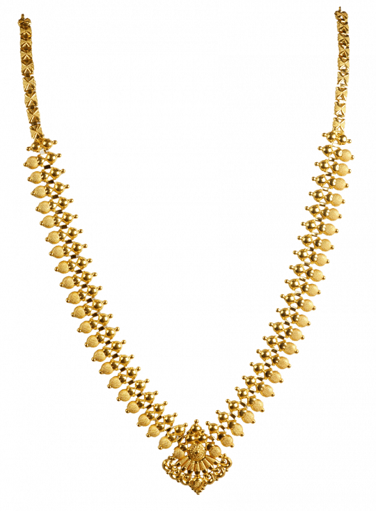 Download Long Gold Necklace Designs - Full Size PNG Image - PNGkit