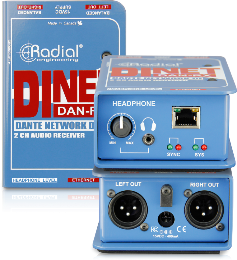 Download Compact Dante Network Interface - Radial Di Net Dan Tx - Full ...