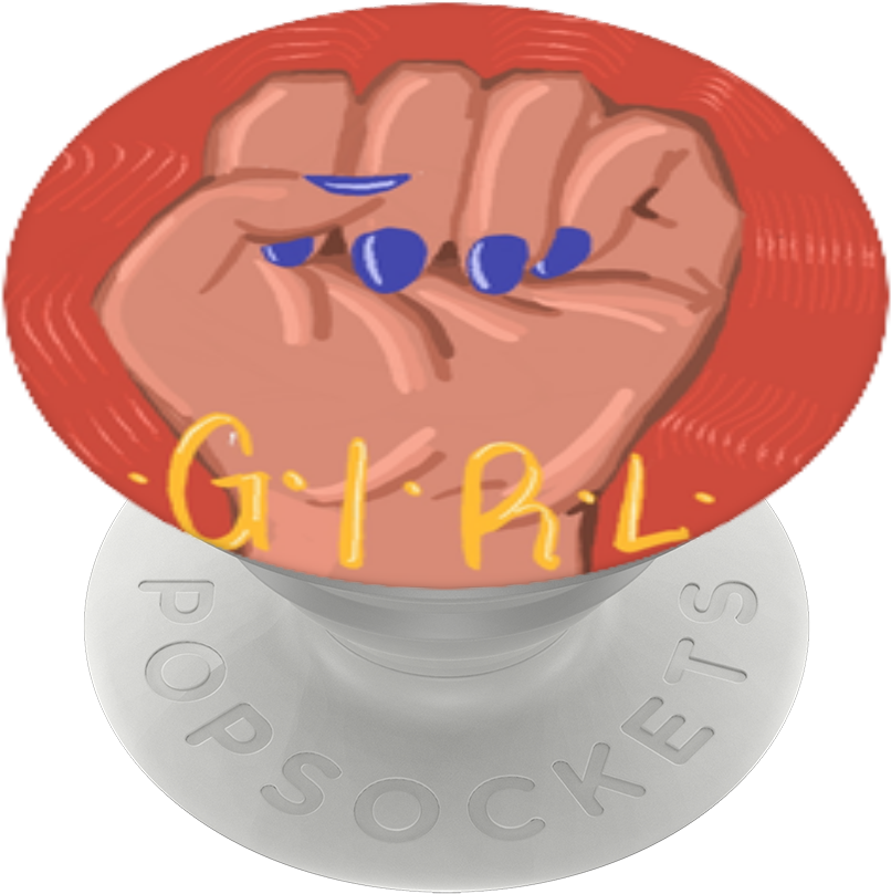 Download Girl Power, Popsockets - Graphic Design - Full Size PNG Image ...
