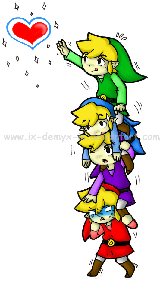 Download 4 Swords Trying To Get A Heart Container - Legend Of Zelda ...