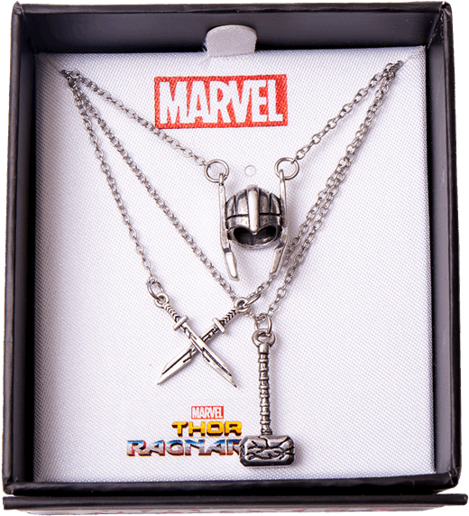 Download Ragnarok Thor Tiered Necklace - Chain - Full Size PNG Image ...