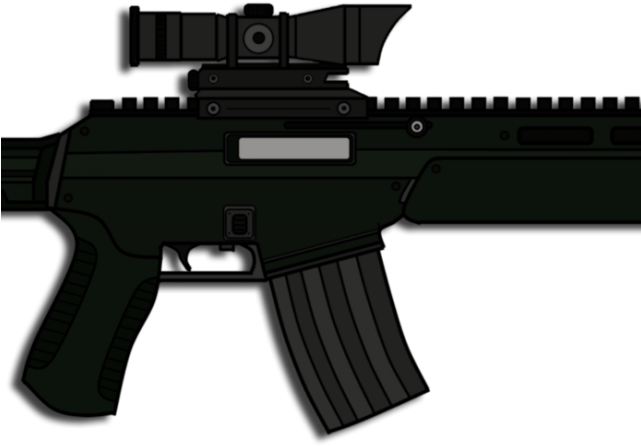 Download Machine Gun Clipart M4a1 - Gun - Full Size PNG Image - PNGkit