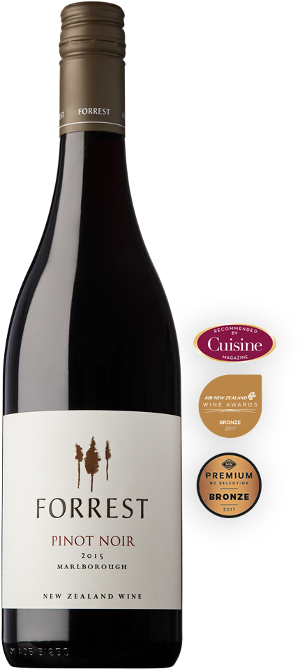 Download 2015 Forrest Pinot Noir - Forrest Wines - Full Size PNG Image ...