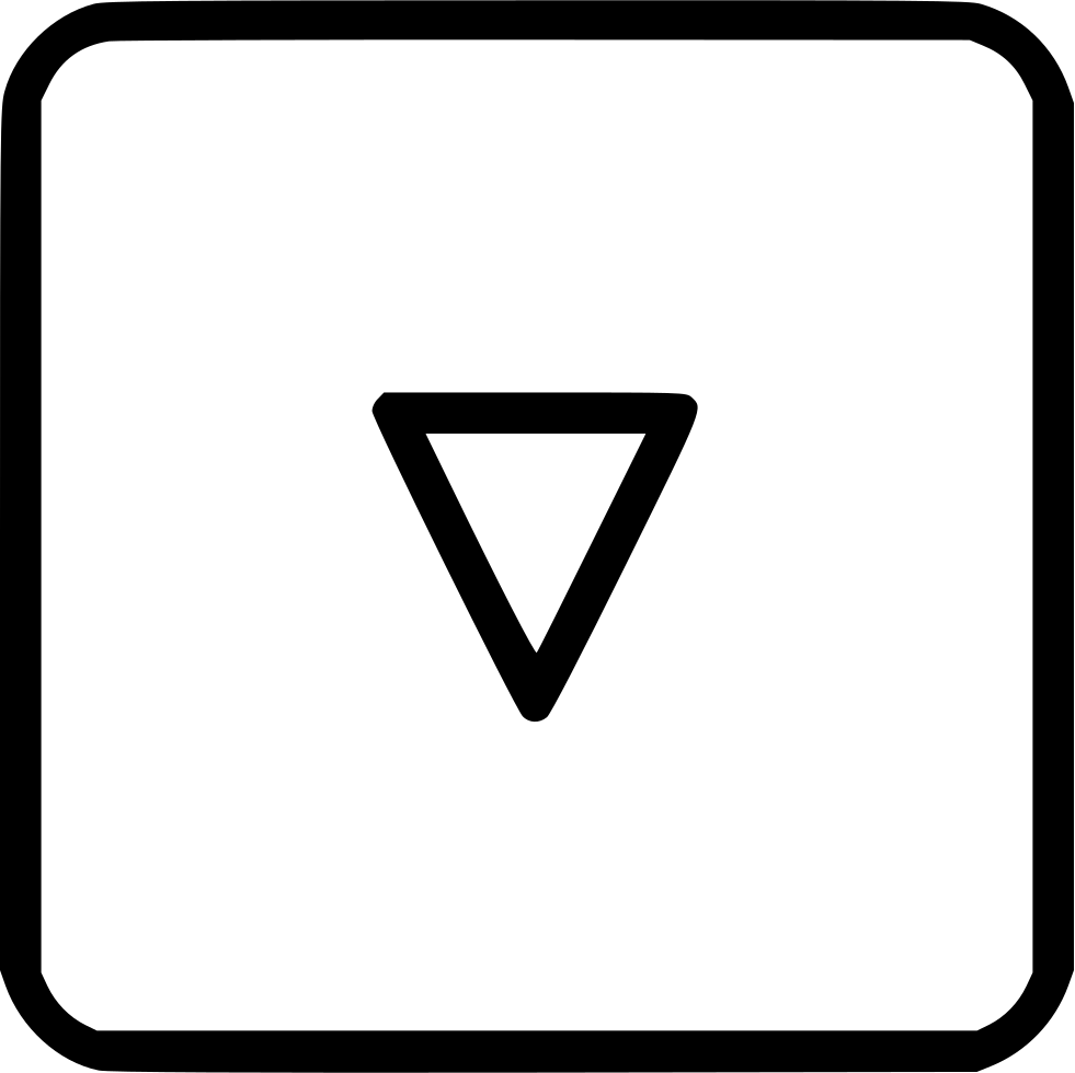 Download Play Sign Symbol Button Down Comments - Sign - Full Size PNG ...