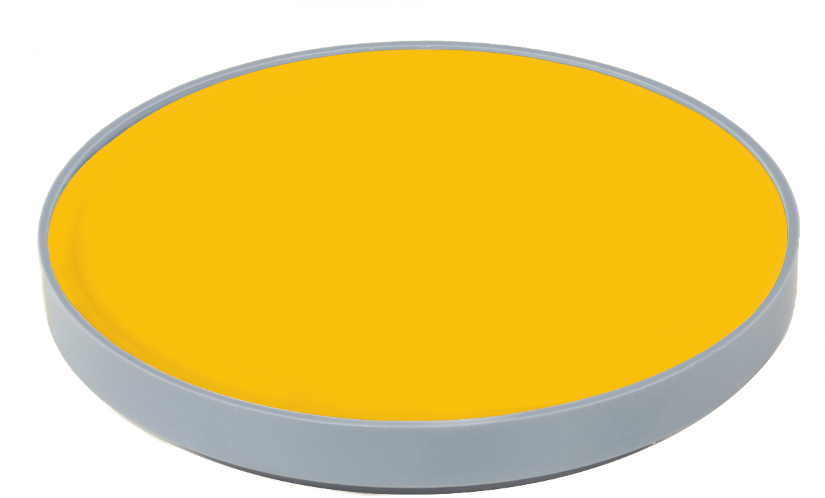Download Yellow 201 Grimas Facepaint - Circle - Full Size PNG Image ...