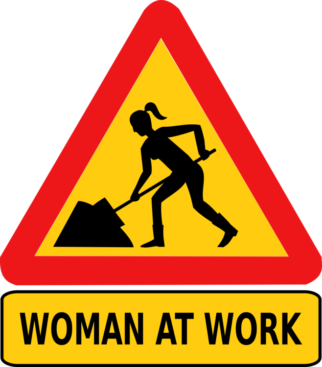 Download Traffic Sign Men At Work Drawing - Man At Work Design - Full ...