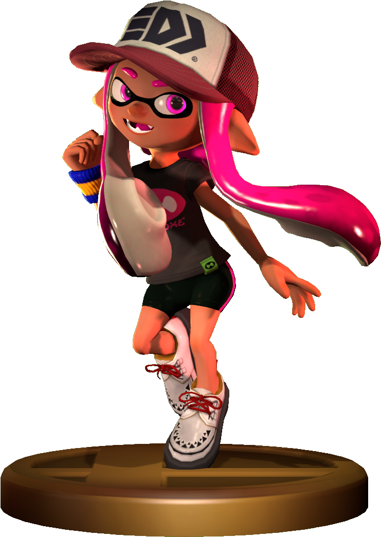 Download Made An Inkling Smash Trophy Render, Featuring One - Smash ...