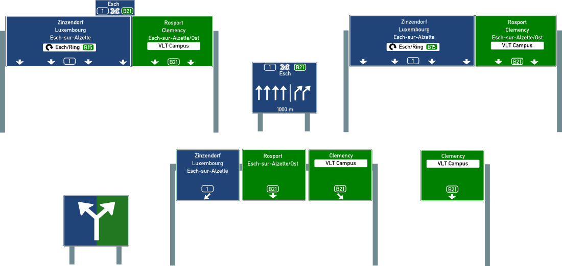 Download Highway Exit Sign Png - Traffic Sign - Full Size PNG Image ...