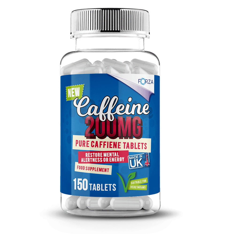 Download Forza Caffeine Tablets 200mg - Fat Metaboliser - Full Size PNG ...
