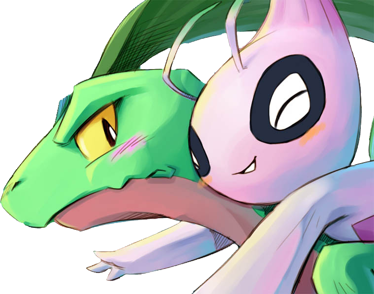 Download Pokémon Mystery Dungeon - Celebi Shiny X Grovyle - Full Size ...