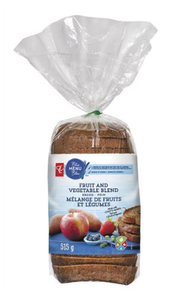 Download Pc Blue Menu Fruit And Vegetable Blend Bread - Pc Blue Menu ...