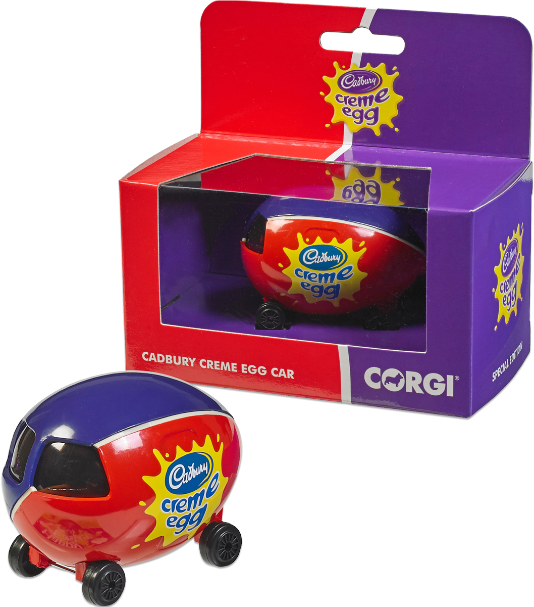 Download Creme Egg Corgi Car - Corgi Creme Egg Car - Full Size PNG ...