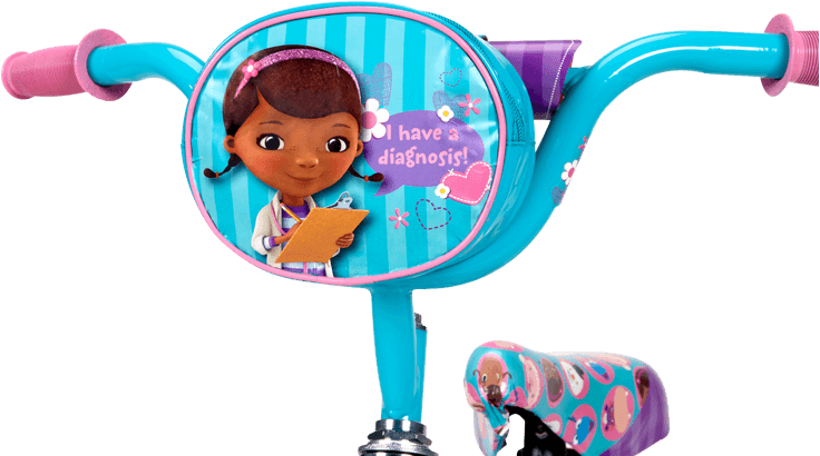 Download Disney Doc Mcstuffins Girls' Bike With Blue Bag - Doc ...