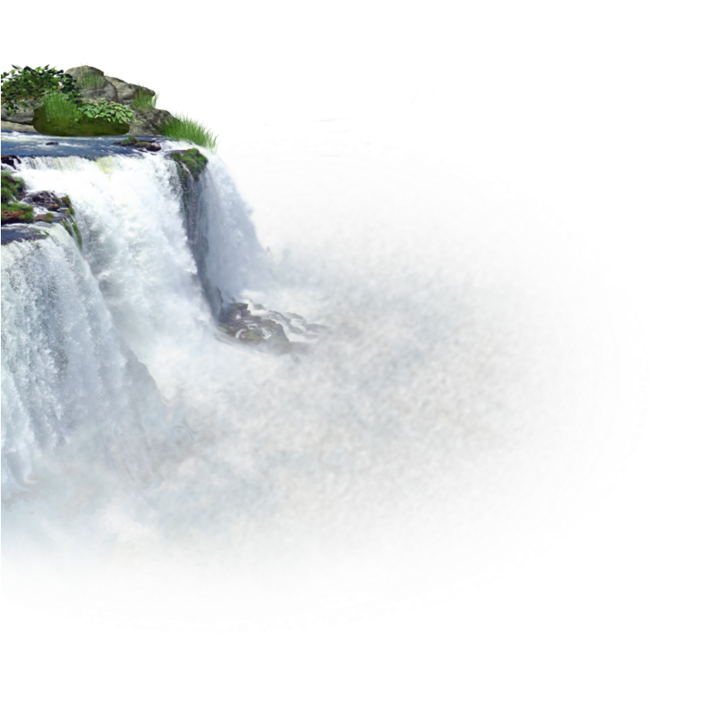 Download Waterfalls Sticker - Iguazu Falls - Full Size PNG Image - PNGkit