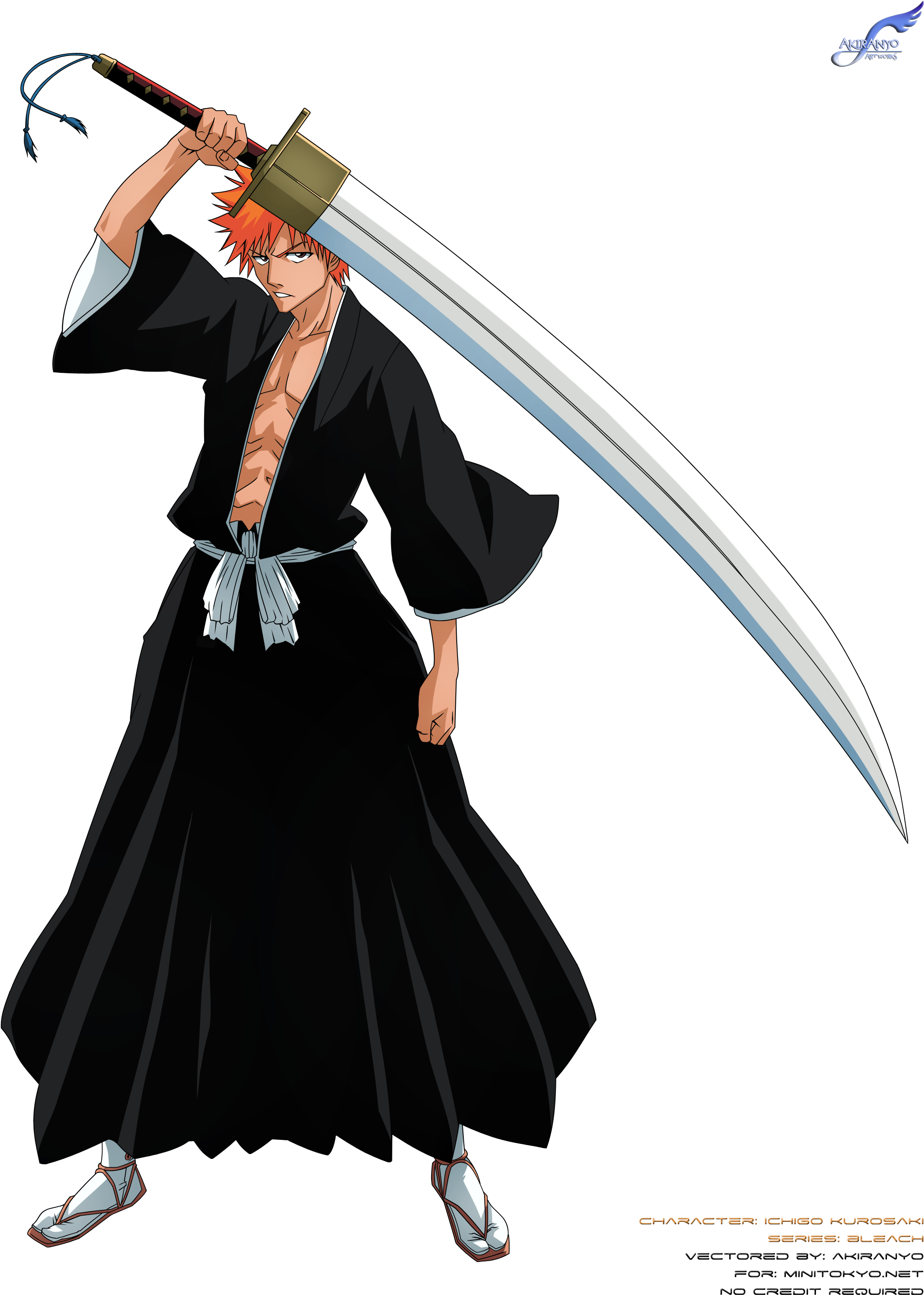 Download No Caption Provided - Ichigo Kurosaki First Sword - Full Size ...