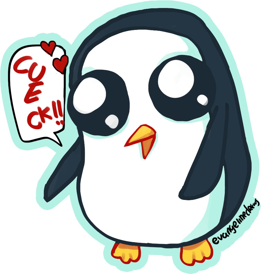 Download Adventure Time Stickers - Adã©lie Penguin - Full Size PNG ...