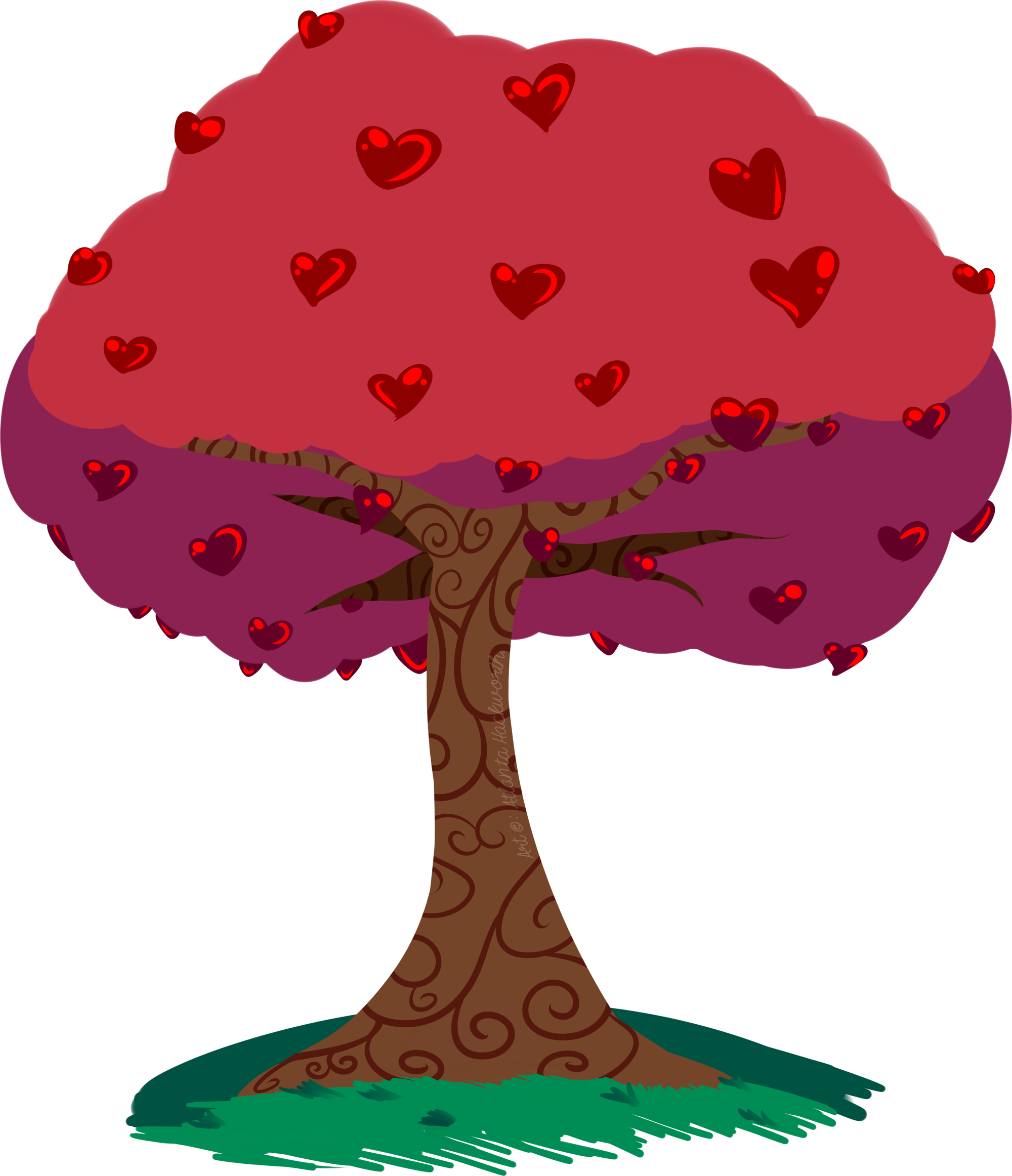 Download Heart Fruit Tree - Illustration - Full Size PNG Image - PNGkit
