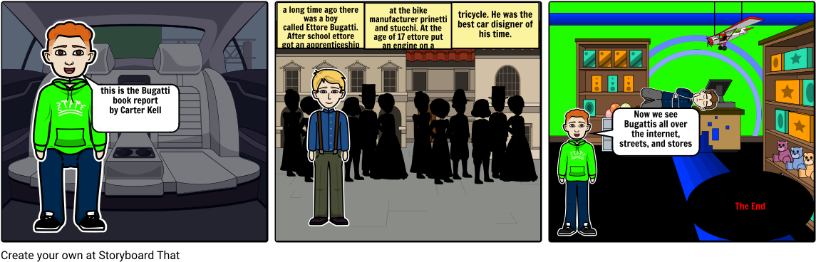 Download Bugatti Book - Cartoon - Full Size PNG Image - PNGkit