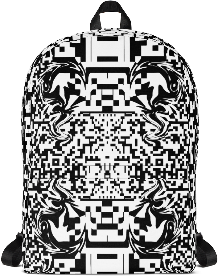 Download Image Of Non-binary Code - Backpack - Full Size PNG Image - PNGkit