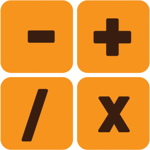 Download Maths Symbols Orange - Full Size PNG Image - PNGkit